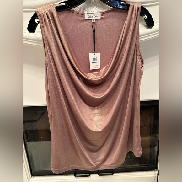 Calvin Klein | Tops | Nwt Calvin Klein Gorgeous Shimmery Top | Poshmark